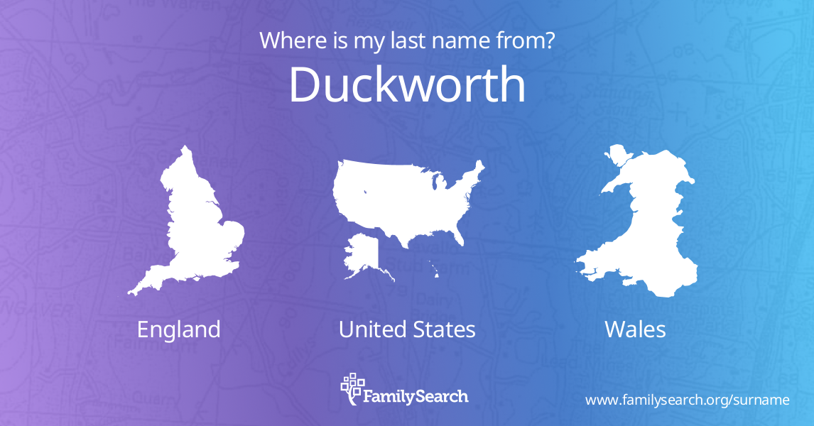 Duckworth Name Meaning and Duckworth Family History at FamilySearch Duckworth Name Meaning and Duckworth Family History at FamilySearch