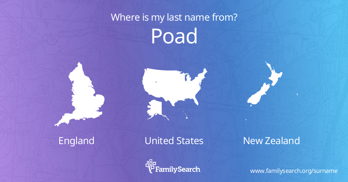 Poad Name Meaning and Poad Family History at FamilySearch